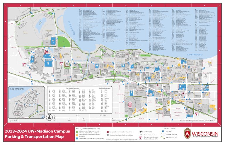 Campus Maps – Transportation Services – UW–Madison