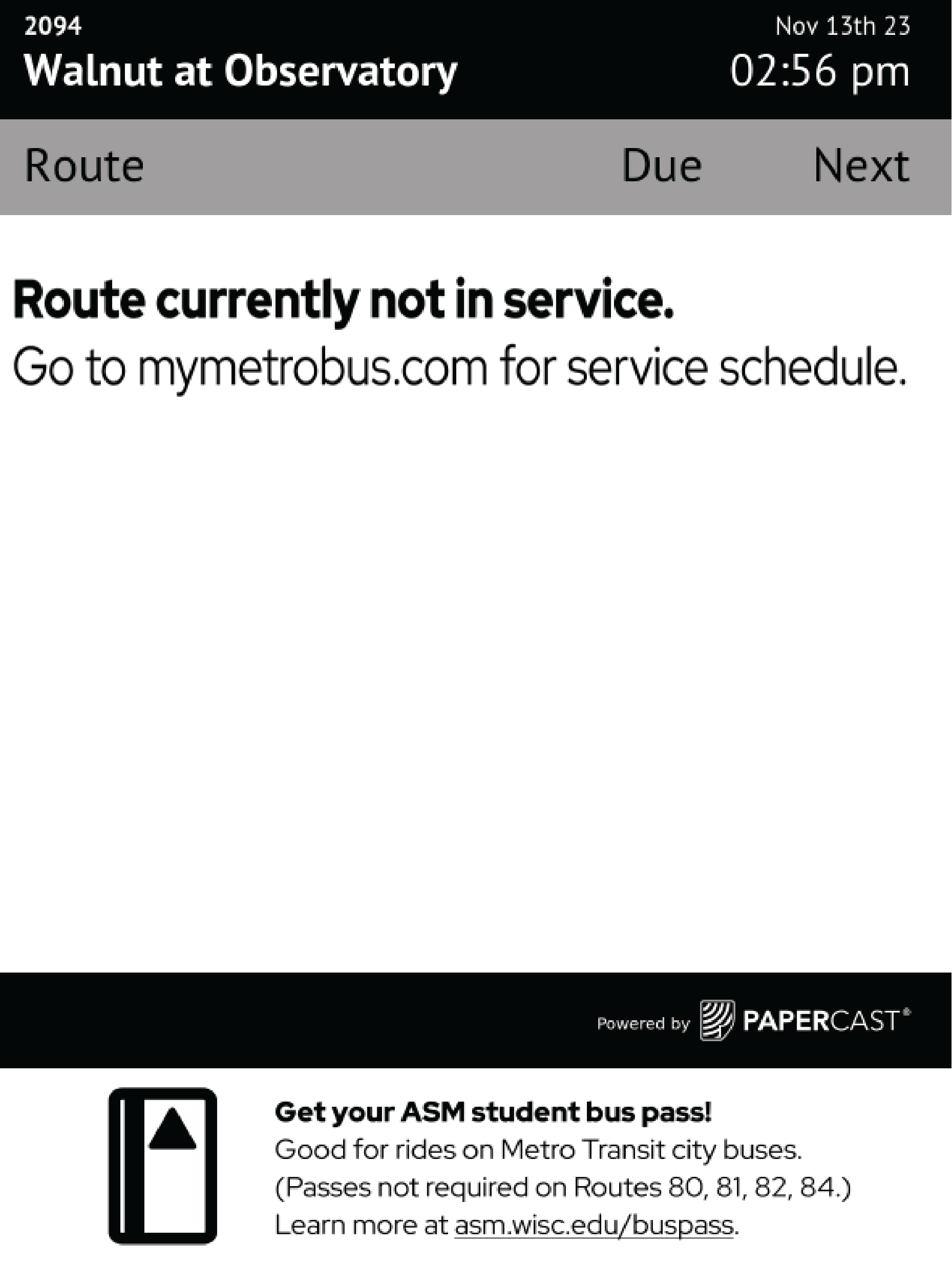 Real-time bus arrival displays and lighting to improve travel ...